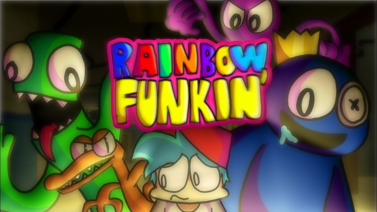 Friday Night Funkin' - Rainbow Funkin' Mod Showcase - YouTube