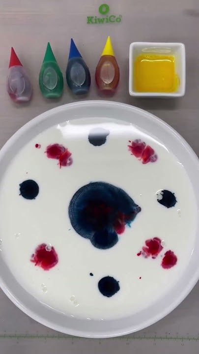 Colorful Milk Fireworks Science Experiment - YouTube