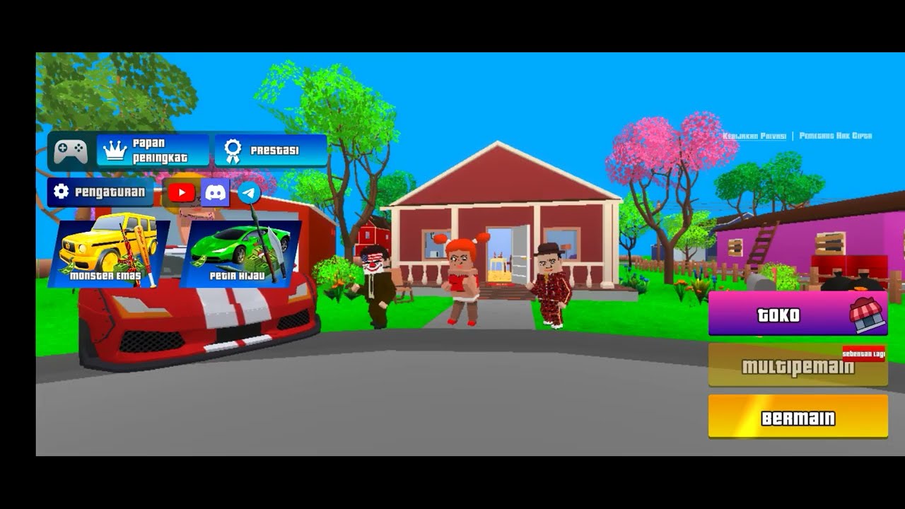 Game gang wars pixel shooters : Naik mobil pick up - YouTube