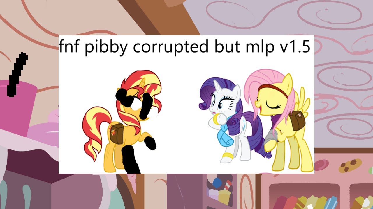 pibby corrupted but mlp v1 5 og - YouTube