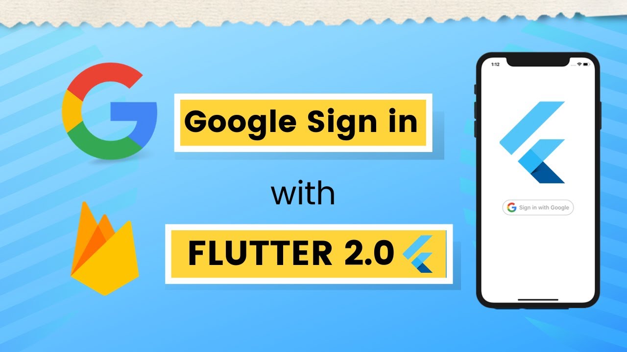 Flutter Tutorial - Google SignIn with Firebase Auth | 2021 latest ...