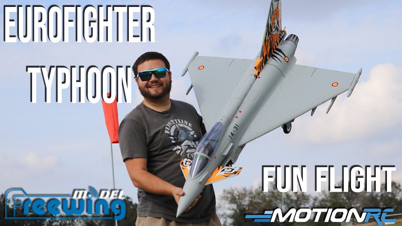 Freewing Eurofighter Typhoon 90mm EDF Flight At Florida E-Jets | Motion ...