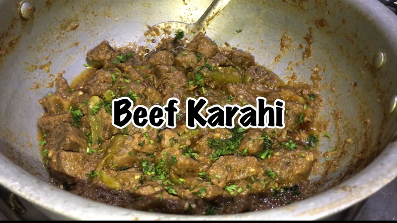 Restaurant style beef karahi | Quick and easy Beef karahi | Beef Karahi ...