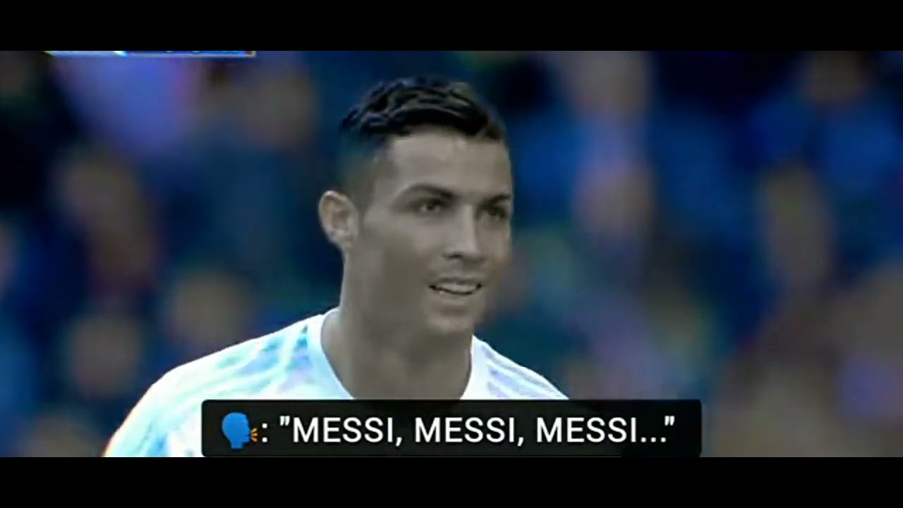 Ronaldo shows messi that he is the king of the football - YouTube