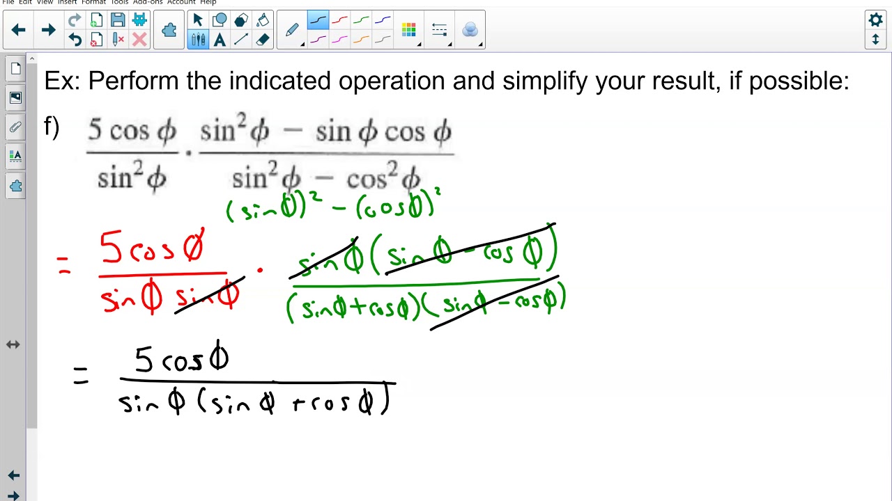 Operations with Rational Expressions Part 3 - YouTube