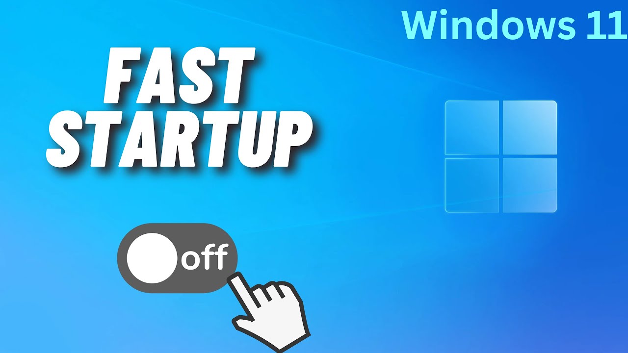 How to Disable Fast Startup on Windows 11 - YouTube