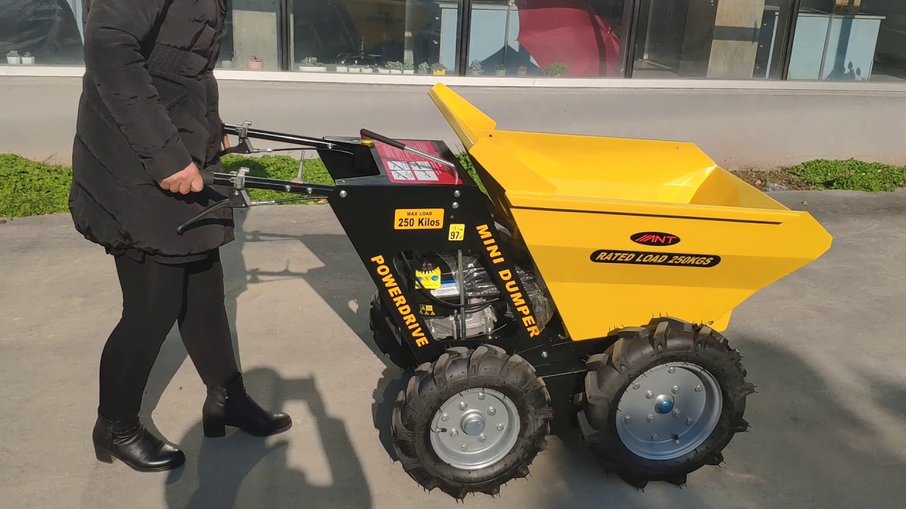 manual mini dumper supplier， factory - YouTube