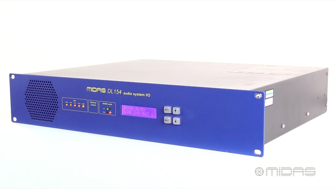 MIDAS DL154 8 Input, 16 Output Stage Box - YouTube