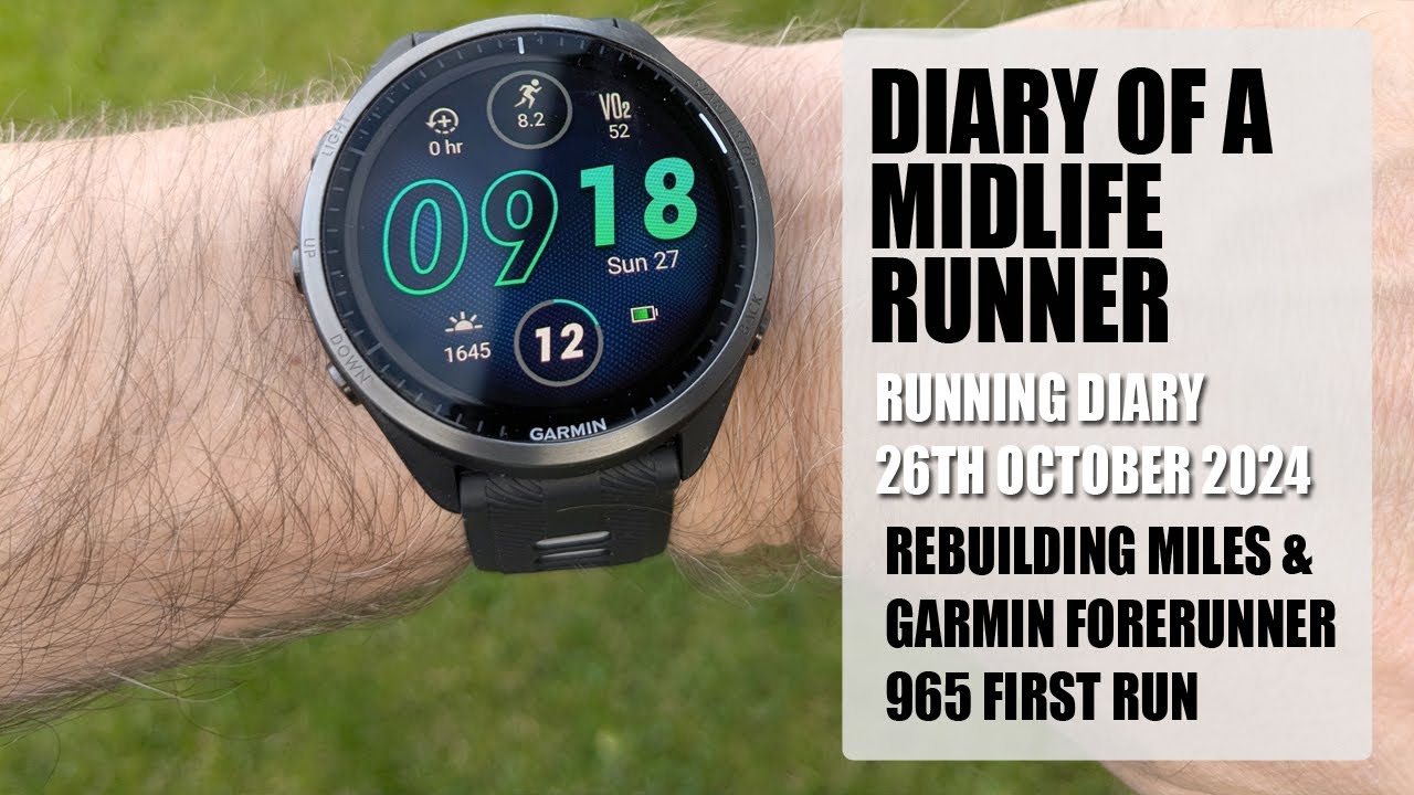 Running Diary 26th October 2024 - Rebuilding mileage and first run with ...