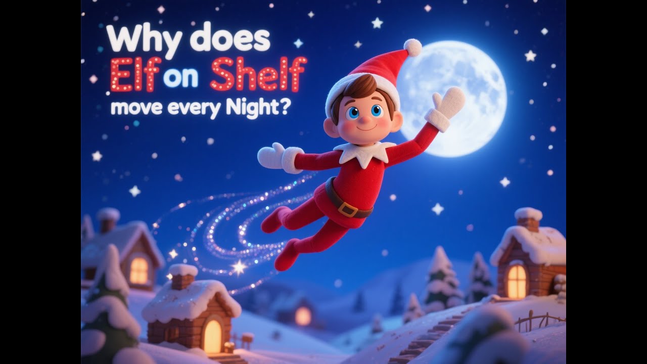Why Does The Elf Move Every Night? | Elf On The Shelf | Christmas Magic ...