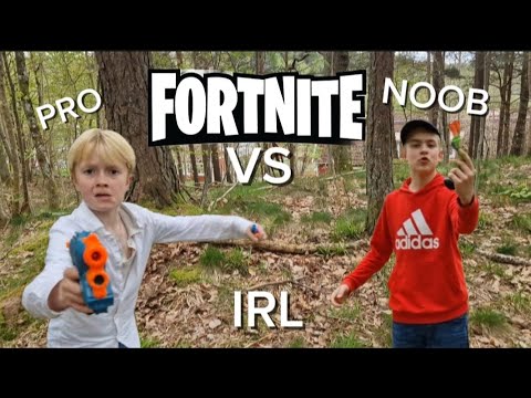 Fortnite IRL noob vs pro - YouTube