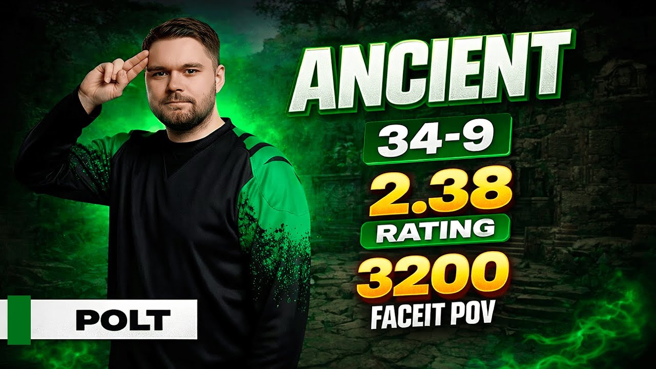 polt (34-9) on FACEIT (Ancient mid gameplay) - YouTube