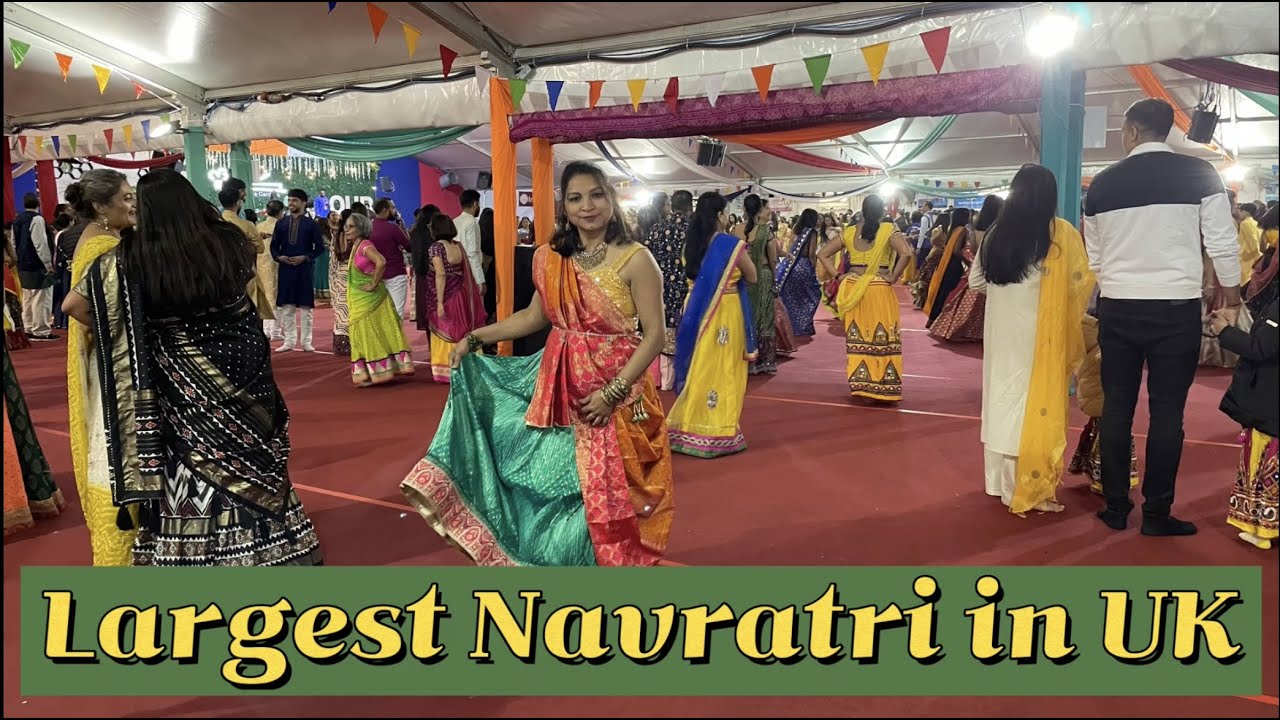 Largest Navratri in UK | SKLPC UK Garba Celebration 2023 | Northolt ...
