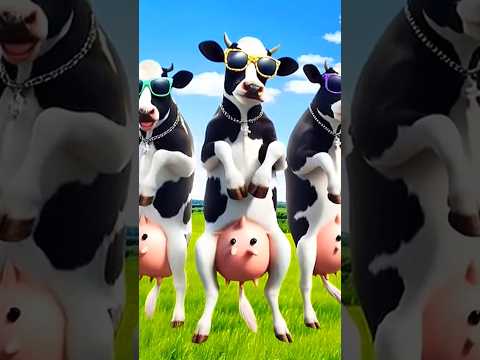 FUNNY COW DANCE 😆 │Cow Song & Cow Videos 2025 | Cow dance mix | funny dancing cow | mooing cow | moo
