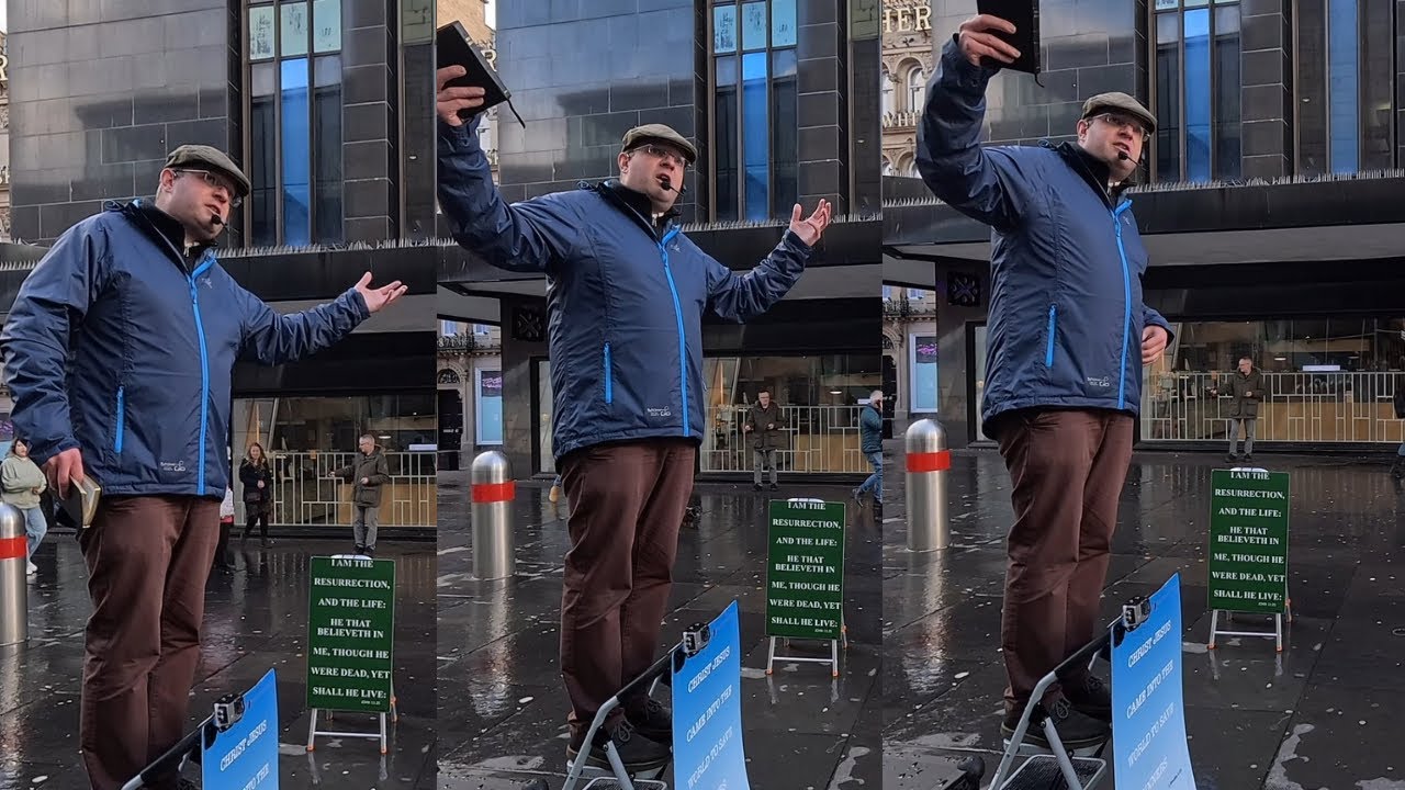 Gospel preaching at St Enochs in Glasgow by John Cormack - YouTube