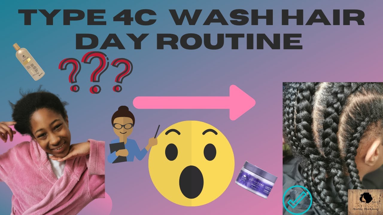 lockdown family hair wash day routine Type 4 hair Part 1 - YouTube