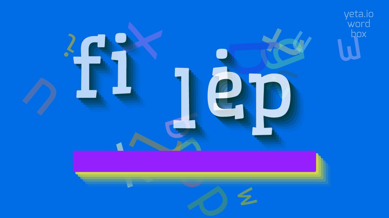 How to say "filiep"! (High Quality Voices) - YouTube