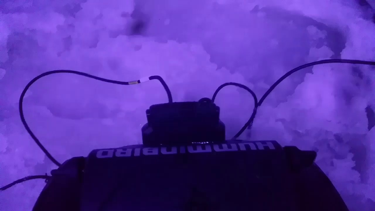 Helix 10 ice fishing - YouTube