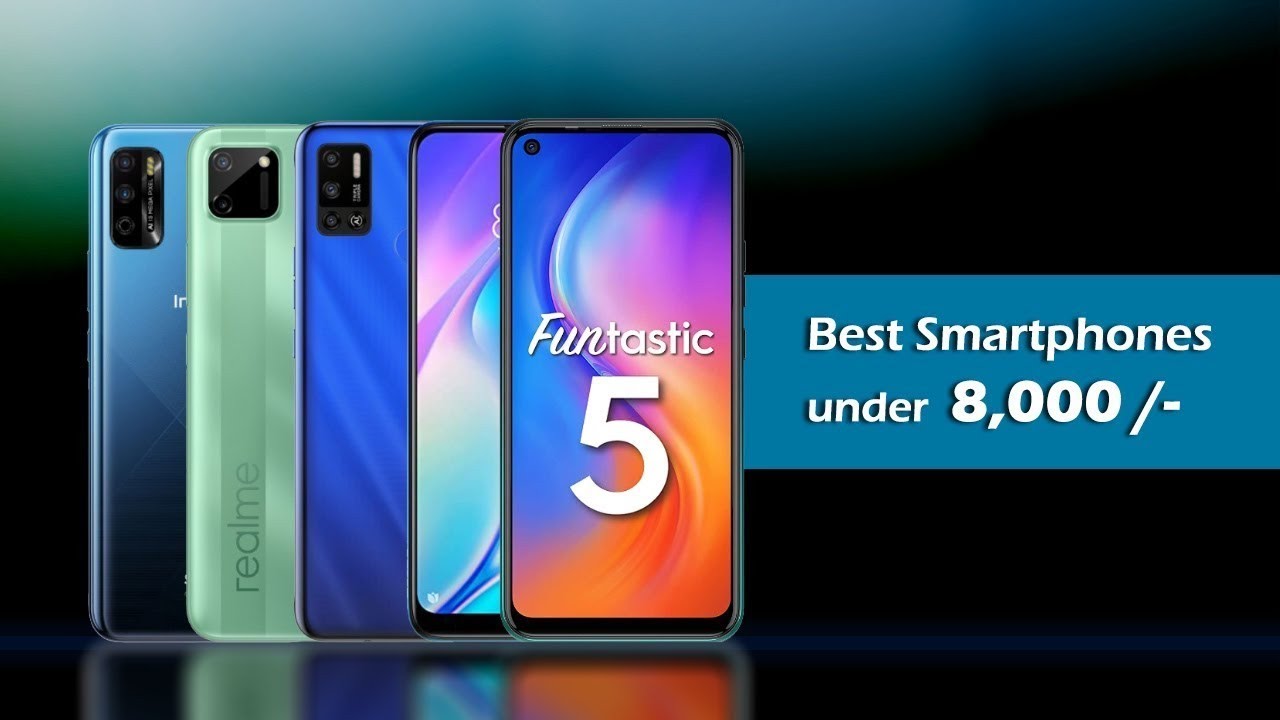 Top 5 Best Mobile Phones Under ₹8000 Budget ⚡⚡⚡ September 2020 - YouTube