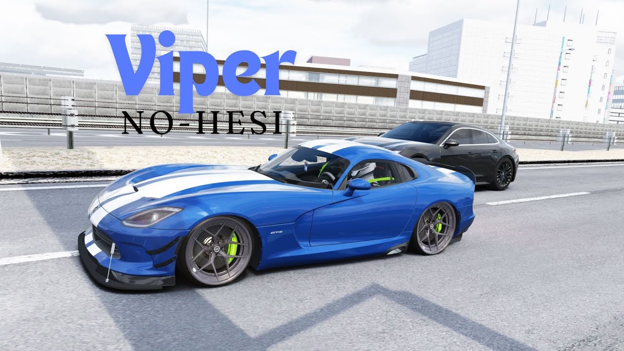 Driving the viper into the sunset - YouTube