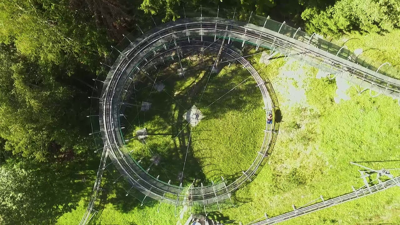 Domaine des Planards Chamonix Luge sur Rails été - YouTube