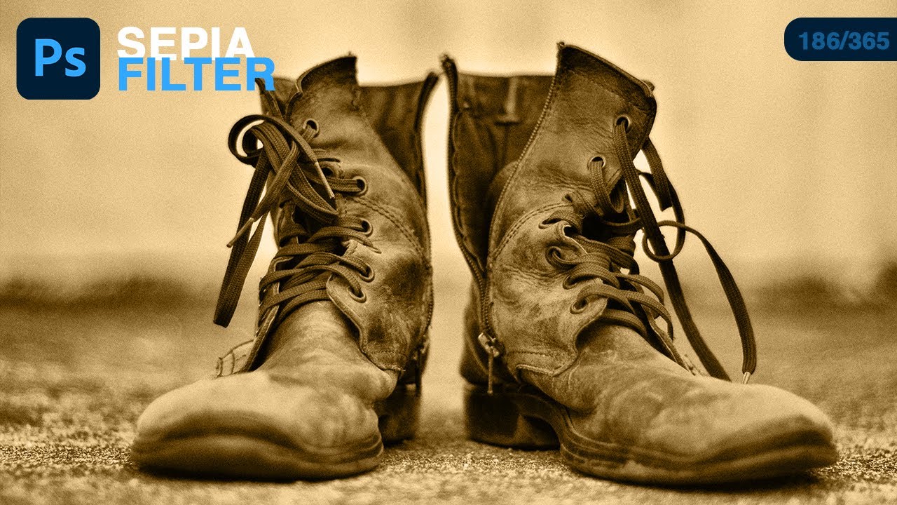 How to Create a Sepia Filter in Photoshop - YouTube