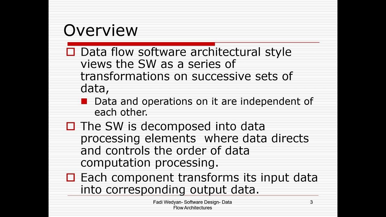 5-1 Data Flow Architecture (overview) - YouTube