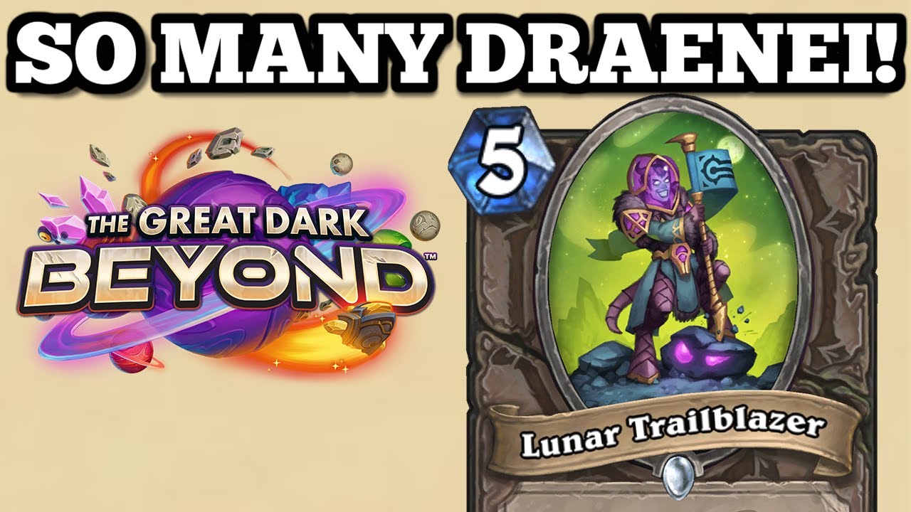 TEN MORE CARDS revealed! Tons of GOOD Draenei cards! New DRAGON! - YouTube
