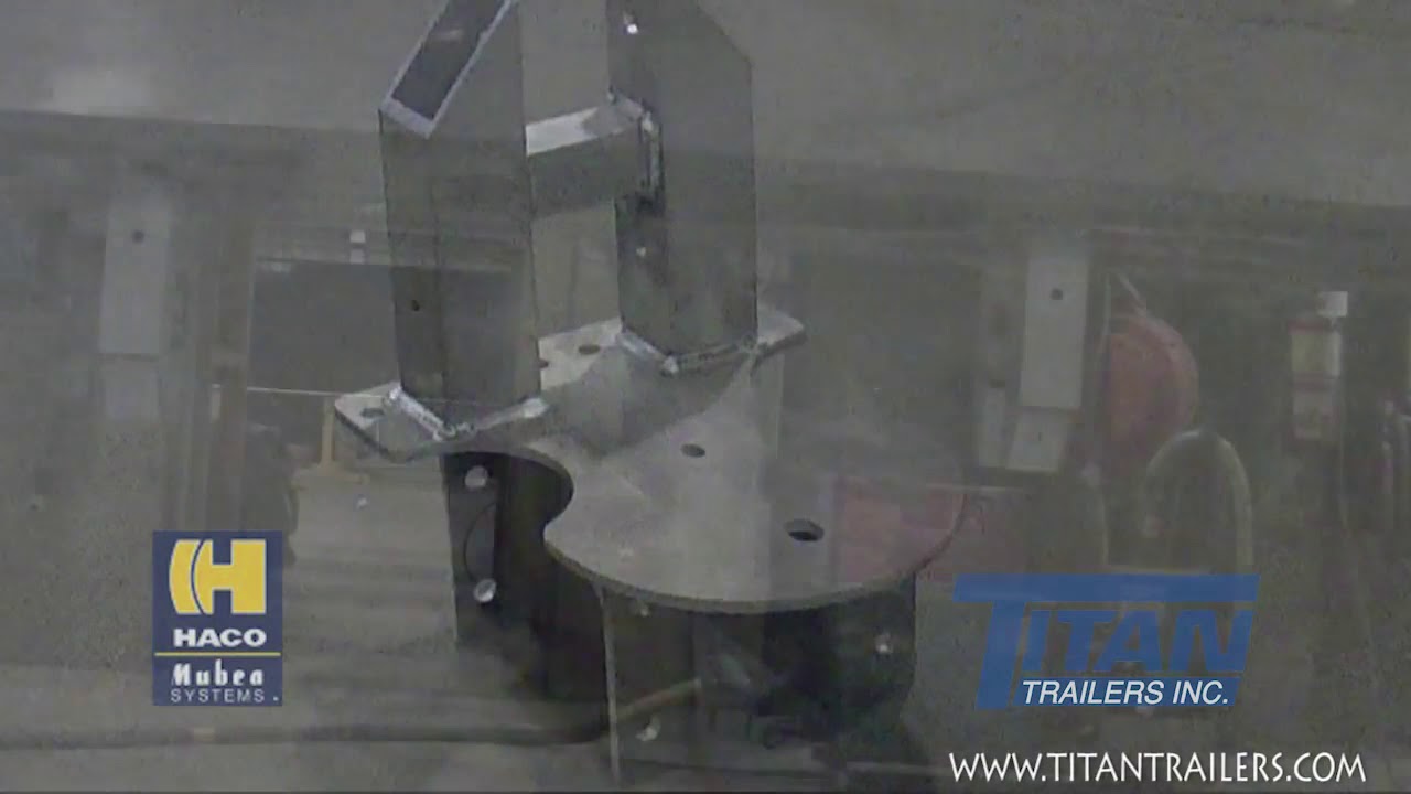 Mubea Systems - CNC machining center working at Titan Trailers Canada ...