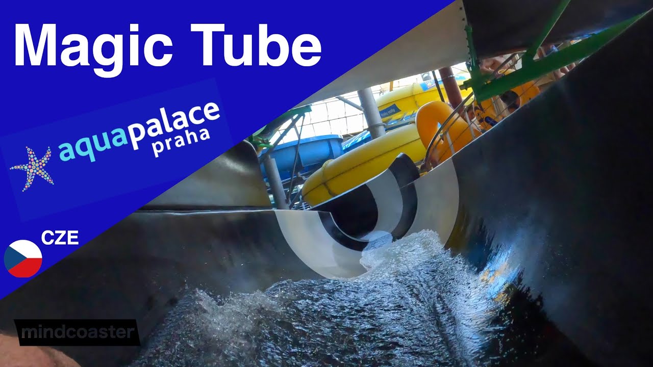 Magic Tube - Aquapalace Prague | Waterslide Waterpark POV - YouTube