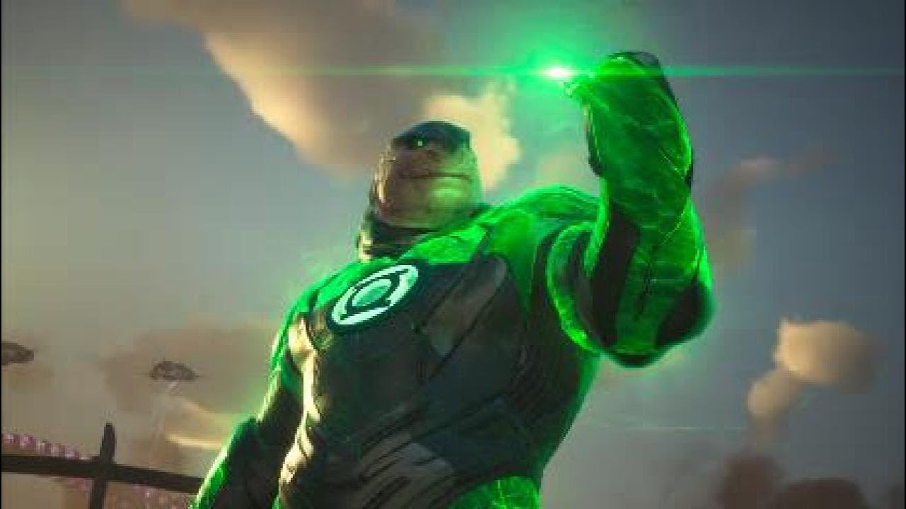 King Shark Becomes King Green Lantern Shark 4K - Suicide Squad: Kill ...