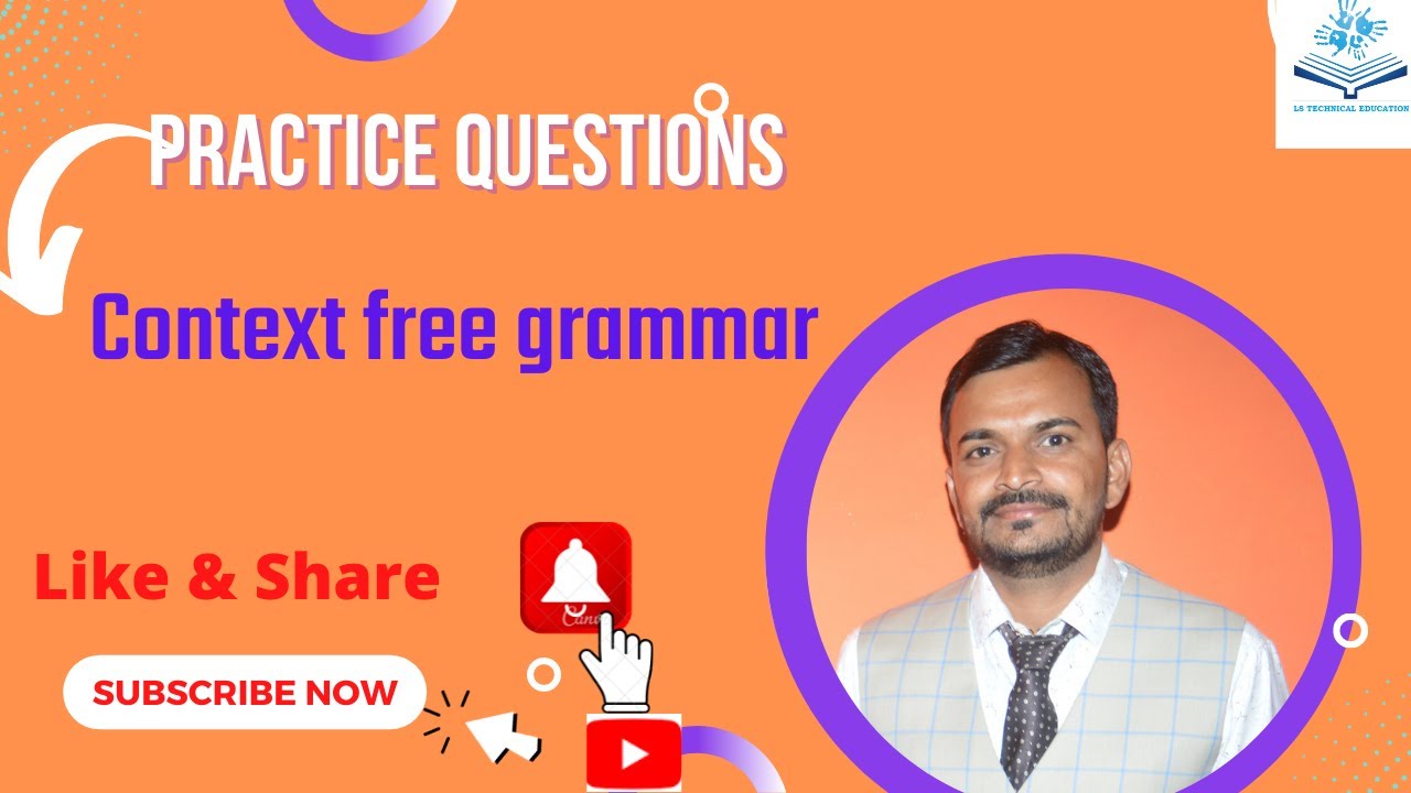 Practice ion Of Context Free Grammar TOC Unit 3 Lecture 3 Practice ion Of Context Free Grammar TOC Unit 3 Lecture 3