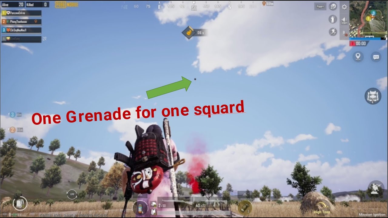 One grenade for one squard. - YouTube