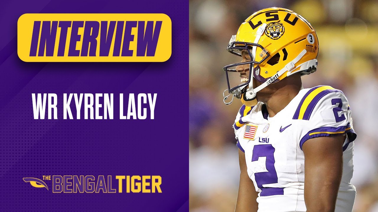 Can Kyren Lacy be LSU's next NFL Draft pick at WR, talks working with ...