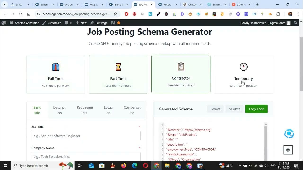 Schema Generator: Generate All Types of Schema Markup (JSON-LD) Free ...