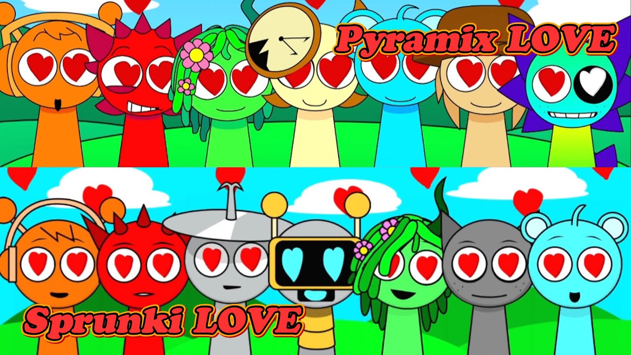 Incredibox Sprunki Retake BUT Sprunki Pyramix Love Sprunki Love ...