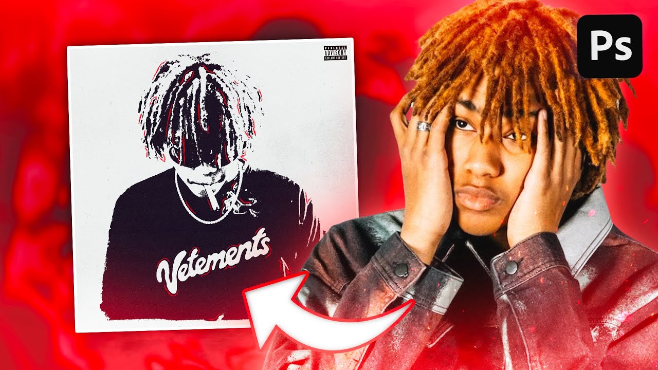 How To Make A SUPER EASY Cover Art For Rich Amiri (FREE PSD) - YouTube