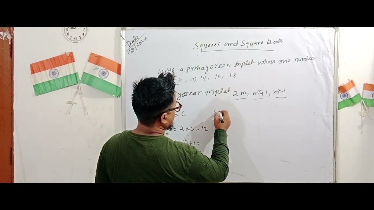 Square and Square roots(Pythagorean Triplet) - YouTube