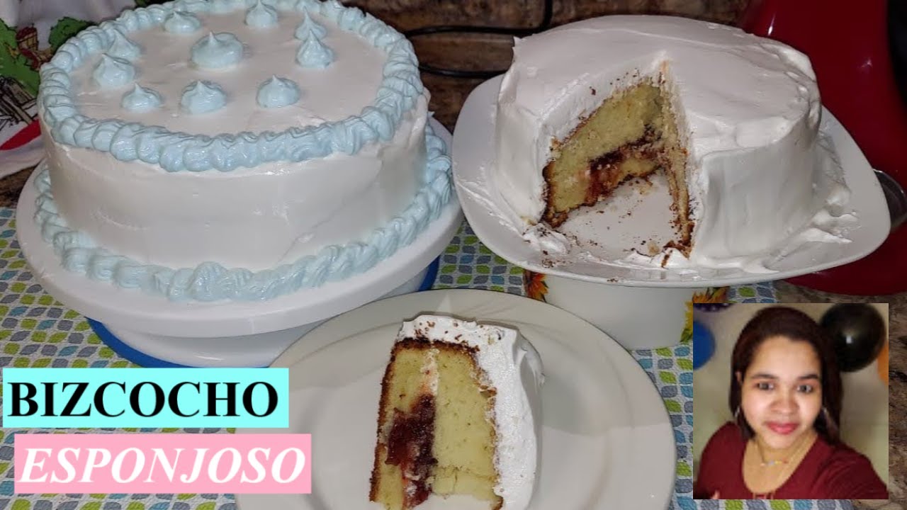 Como hacer un BIZCOCHO ESPONJOSO BASICO - YouTube