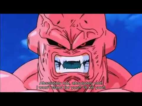 Dragon Ball Z - Super Buu goes crazy (Japanese)
