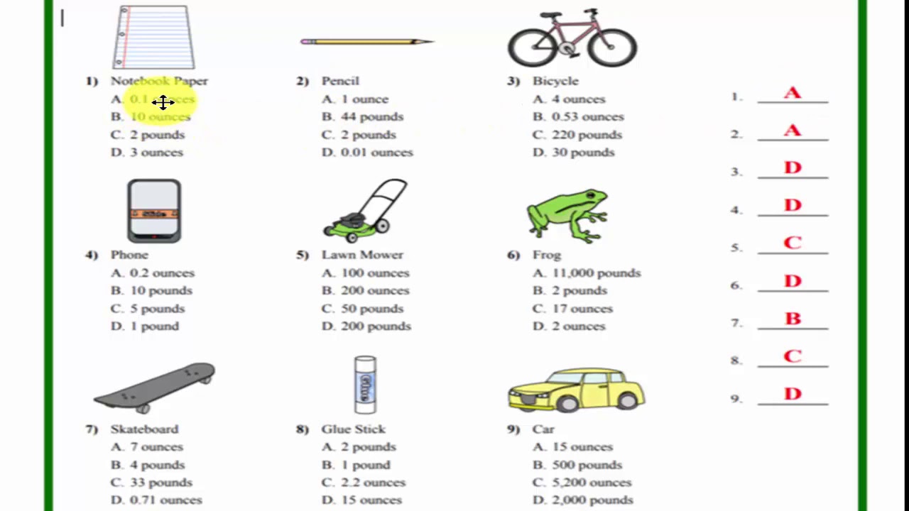 VIDEO LESSON 2 ON Estimating American Weight - YouTube
