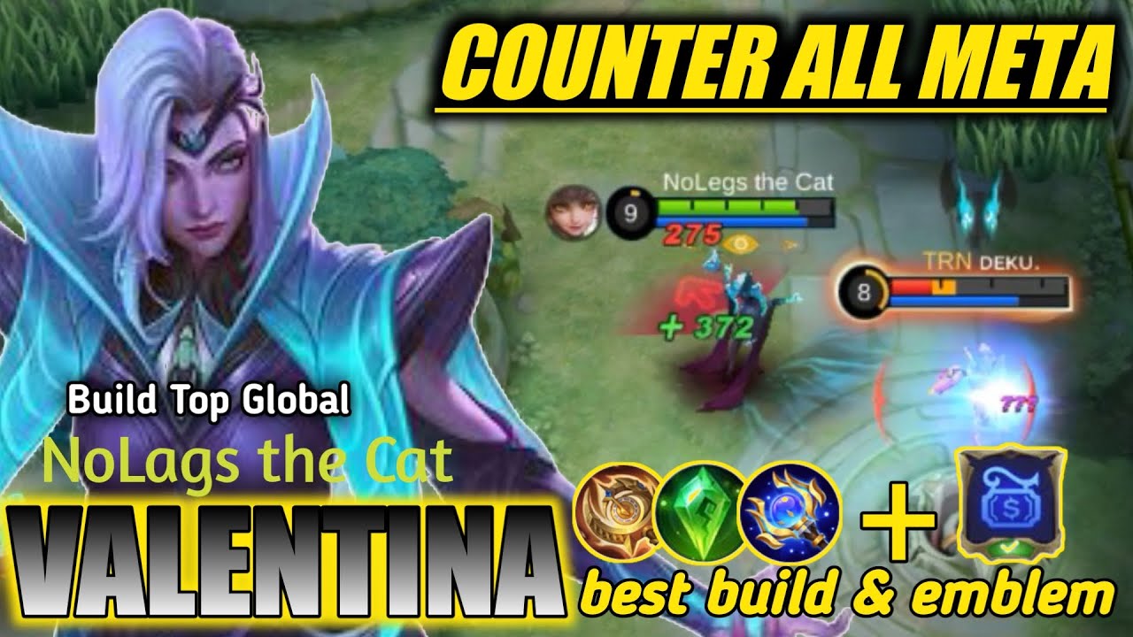 VALENTINA BEST BUILD 2022 || TOP GLOBAL VALENTINA NoLags the Cat ...