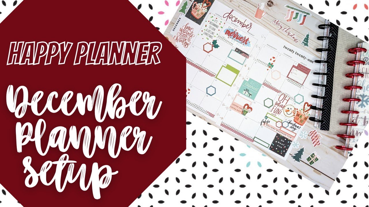 December Planner Setup!! | Monthly Plan With Me!! - YouTube