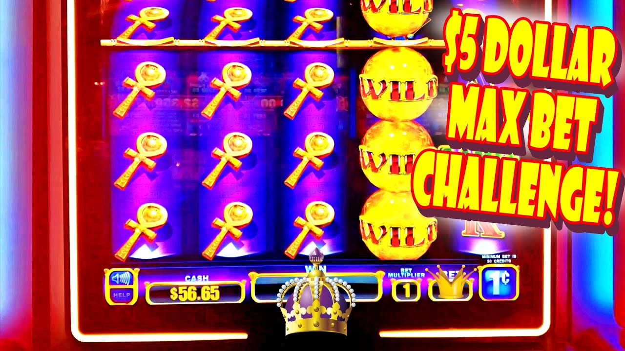 TIME FOR A $5 DOLLAR MAX BET!!! -- Las Vegas Casino Slot Machine Min vs ...