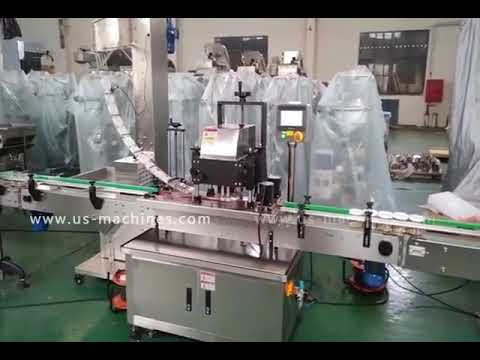 Automatic bottle cap positioning screw capping machine testing video ...