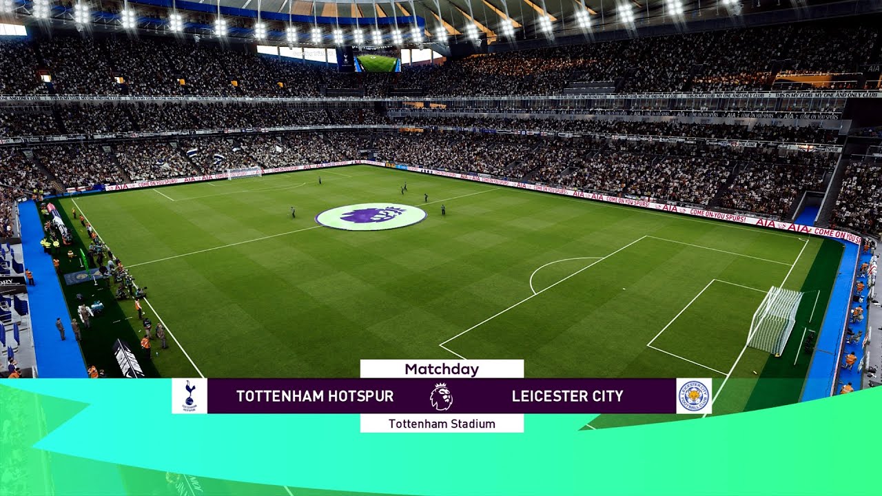 PES 2020 | LEICESTER CITY VS TOTTENHAM HOTSPUR | PREMIER LEAGUE ...