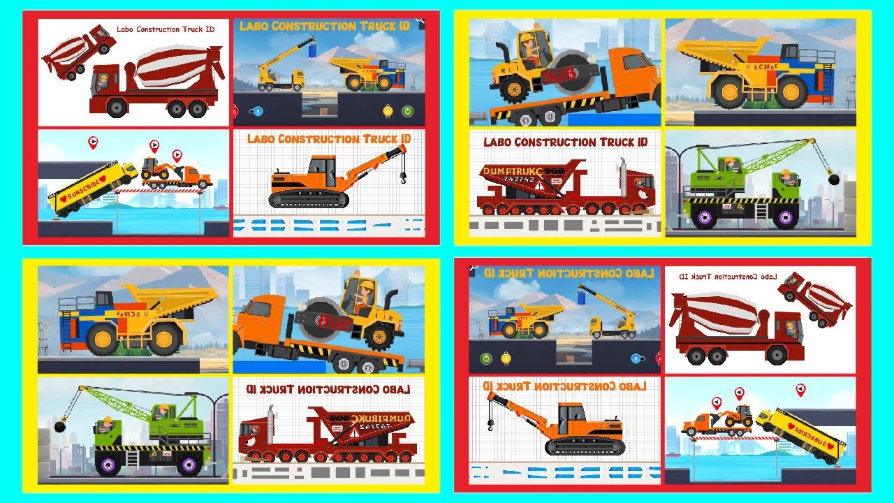 Labo Construction Truck - Semi-trailer Truck - YouTube