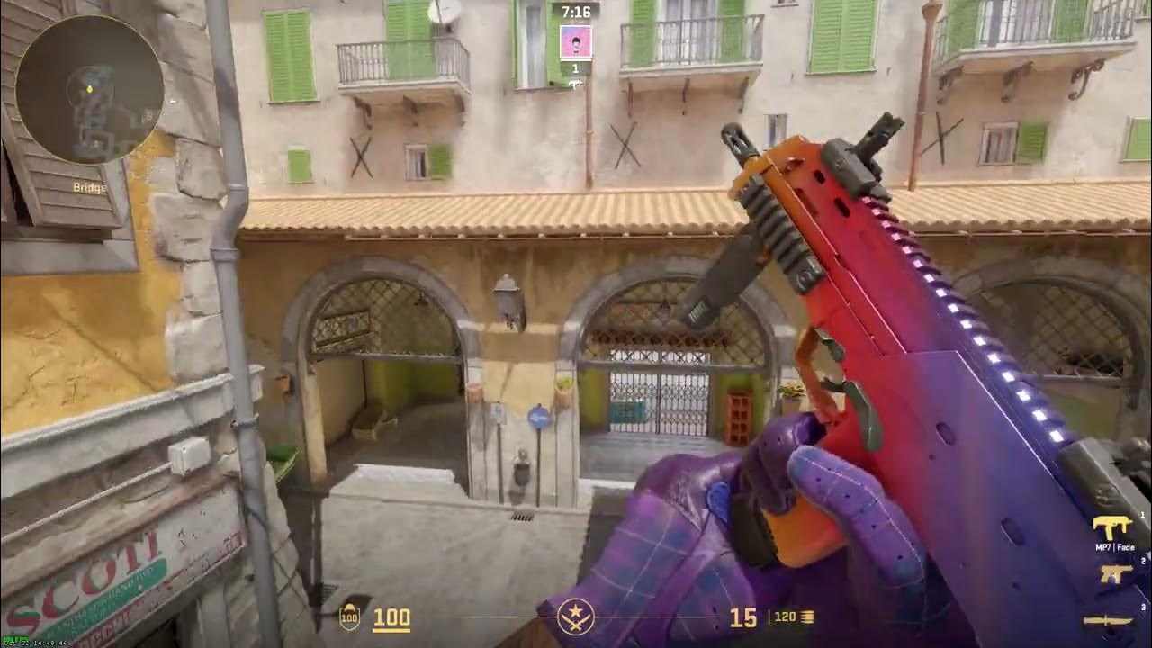 CS2 : MP7 | Fade (Factory New;92.97% fade) Skin Showcase and gameplay - Counter-Strike 2 - YouTube