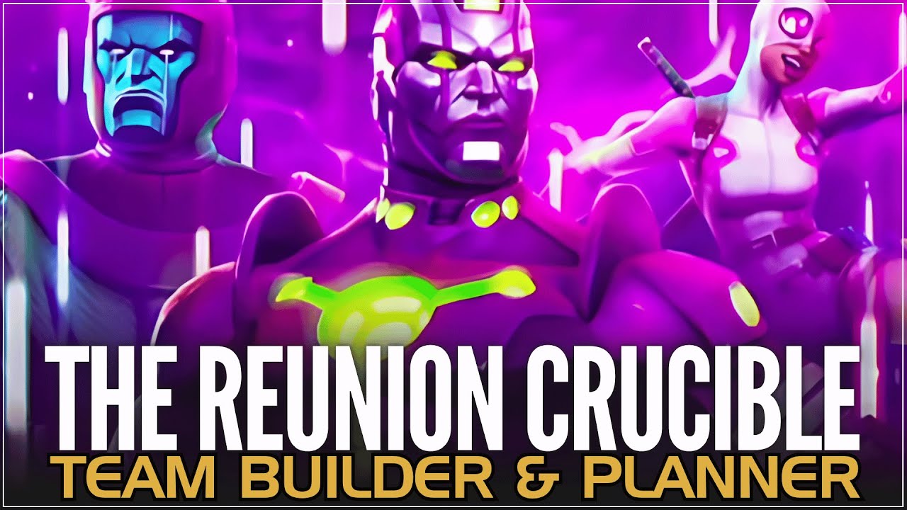 The Reunion Crucible Event - Team Builder & Planner - YouTube