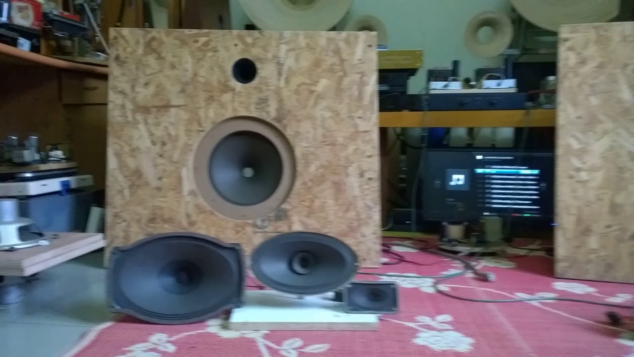 Full oval fullrange speaker - Isophon and Siemens - YouTube